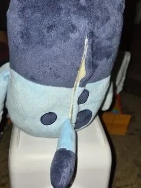 Bluey | Toys | Bluey Plush Dog Stuffed Toy Light Blue Navy With Yellow ...